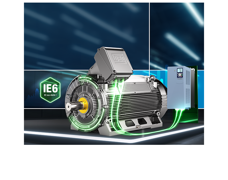 Moteurs électriques synchrones IE5 et IE6 - Performance maximale